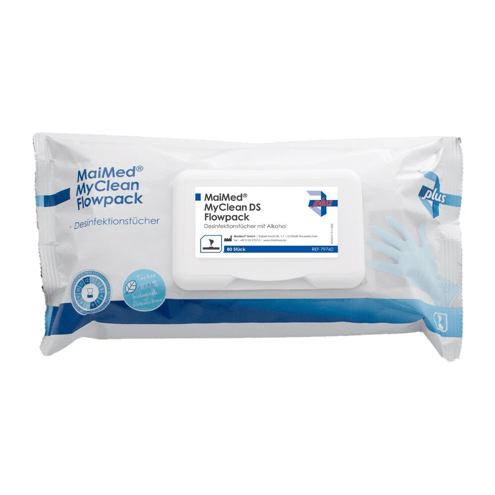MaiMed MyClean® DS Flowpack 80 Desinfektionstücher viruzid, 6,05